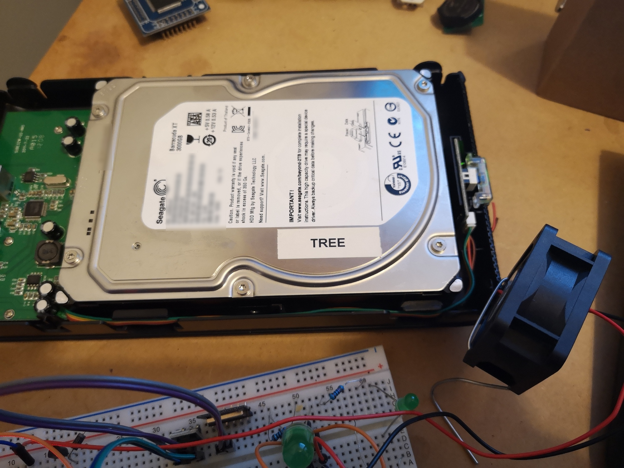 Custom Hard Disk Cooling – Stuff & Nonsense